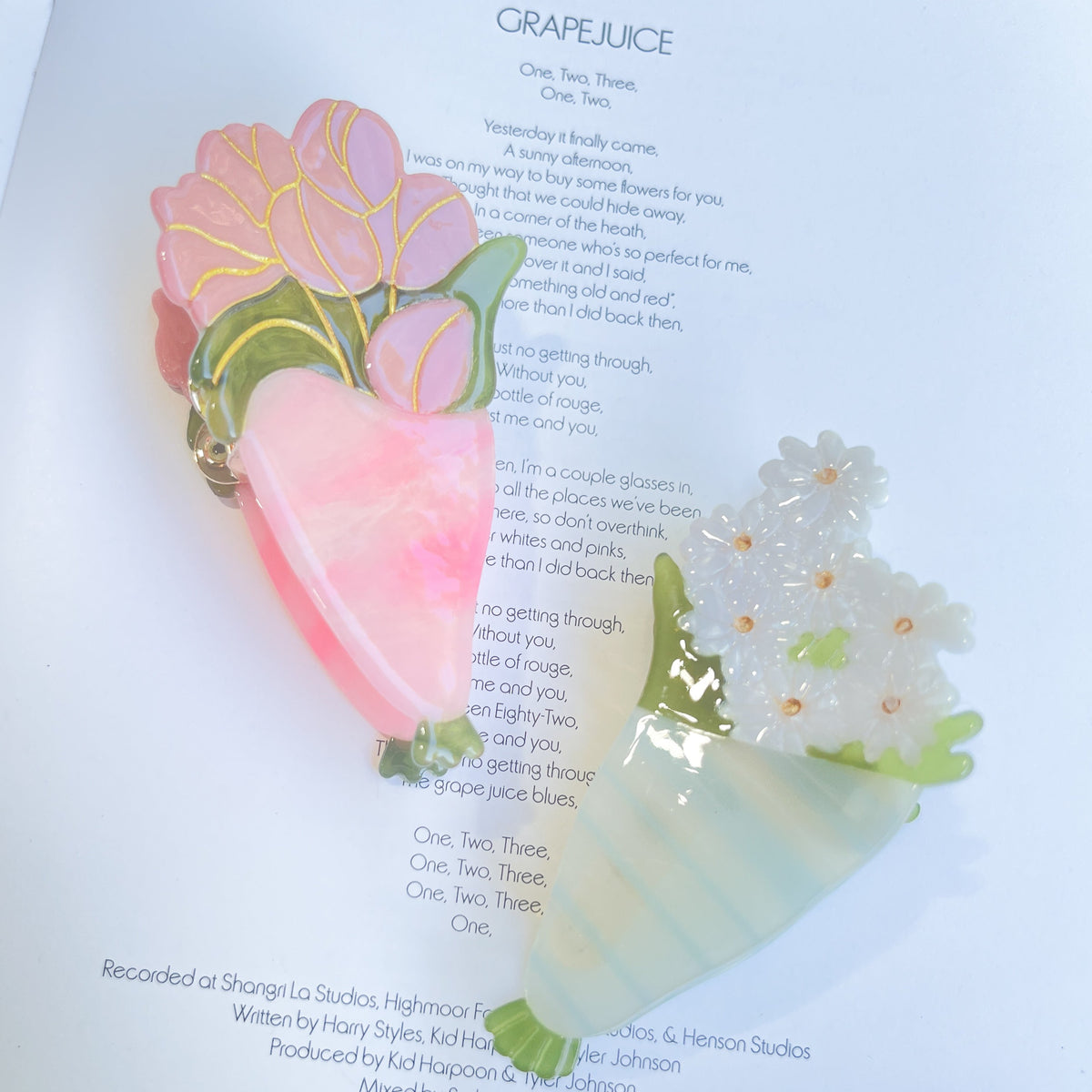 Buy Some Flowers Claw Clips – splendidthreadsco